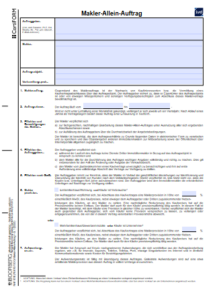 Makleralleinauftrag: Infos, Muster und Vorlagen - IVD